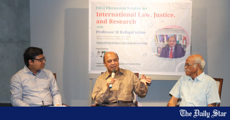 Young enthusiasts discussed ‘International Law, Justice, and Research ...