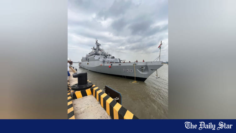 Indian Naval ship arrives in Ctg | The Daily Star