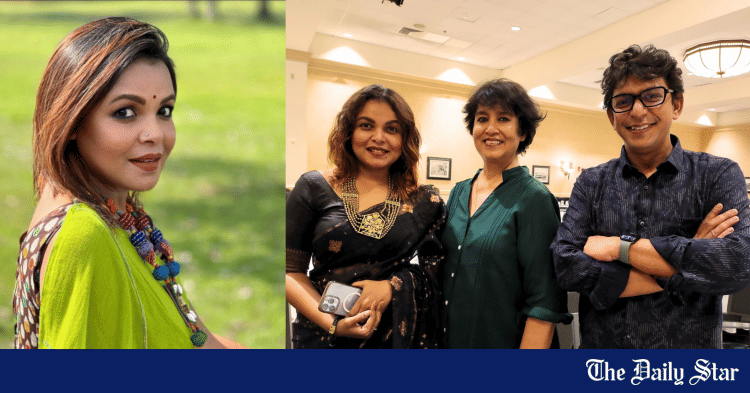 Meher Afroz Shaon starstruck on meeting Taslima Nasreen | The Daily Star