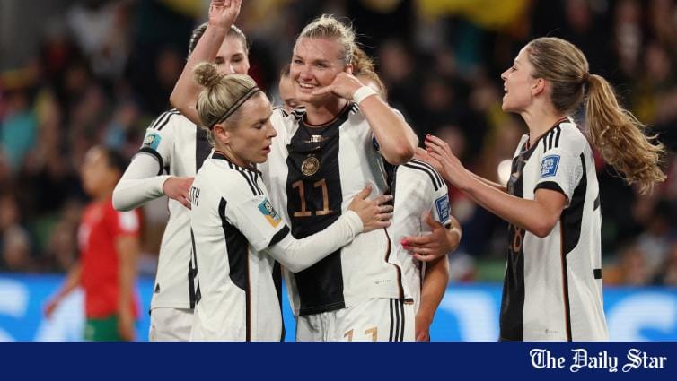 Popp doubles down as Germany maul Morocco 6-0 | The Daily Star
