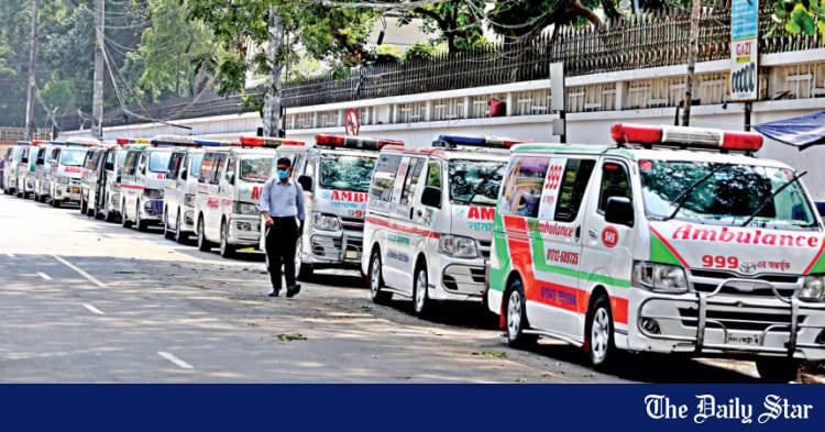 Ambulance owners call strike from tomorrow | The Daily Star