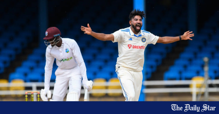 Five-wicket Siraj slices through West Indies | The Daily Star
