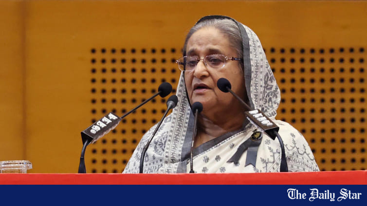 Foreign powers interested in hindering progress: PM | The Daily Star
