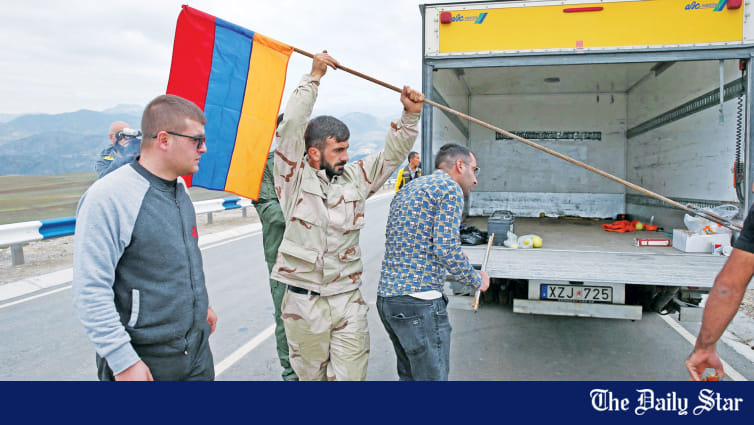 Azerbaijan troops on the edge of Karabakh stronghold | The Daily Star