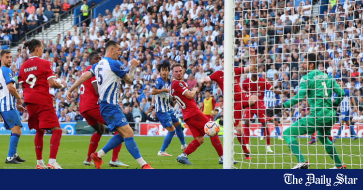 Brighton captain Dunk rescues 2-2 draw at home against Liverpool | The ...