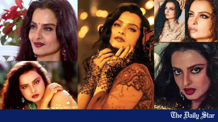 Discover how Rekha defies age with these 4 beauty secrets | The Daily Star