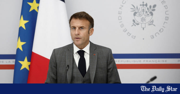 France's Macron says releasing hostages the 'first objective' of Gaza ...