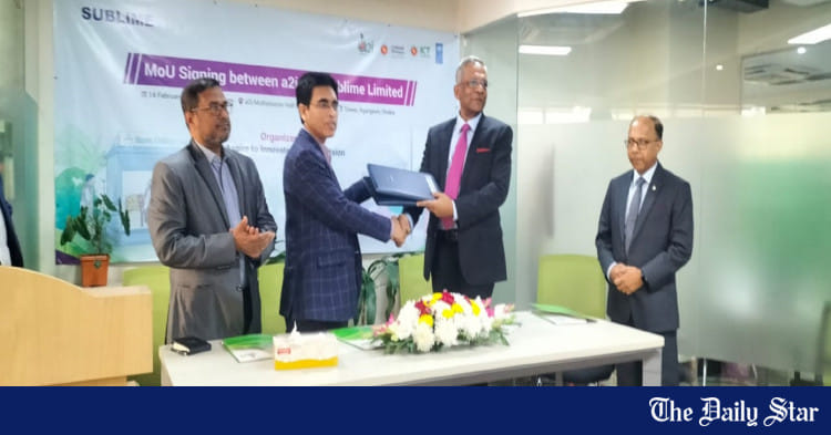 a2i, Sublime to set up 50,000 digital centres | The Daily Star