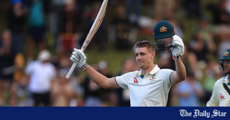 Green ton steers Australia to 279-9 in first NZ Test | The Daily Star