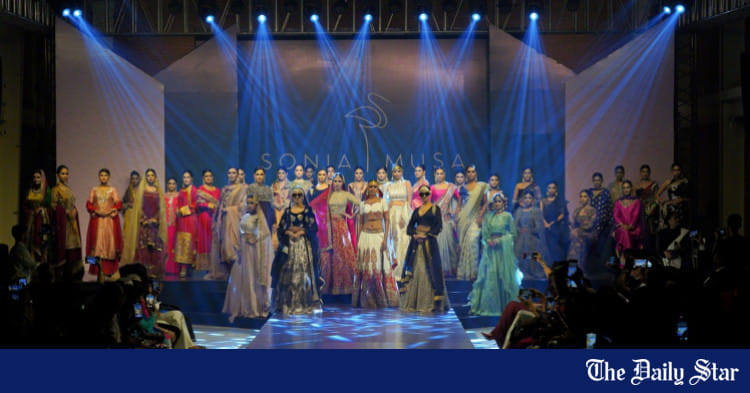 Sonia Musa Dhaka Eid-ul-Fitr collection showcased at Aloki Convention ...