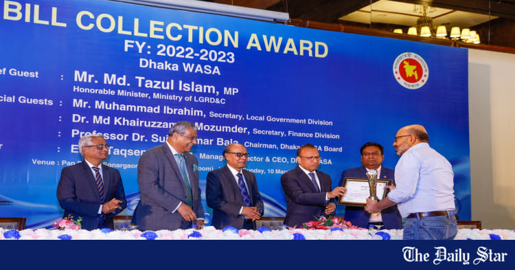 bKash gets Dhaka Wasa’s ‘Bill Collection Award’ for FY2022-23 | The ...
