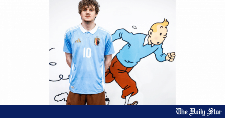 Belgium’s new kit pays homage to Herge’s Tintin | The Daily Star