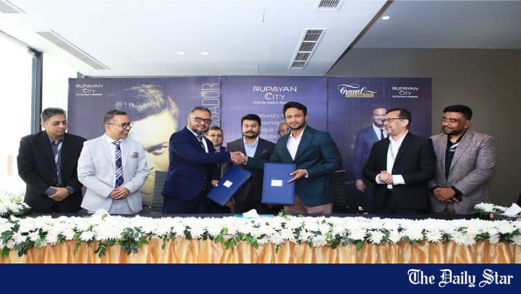 Shakib becomes Rupayan City's brand ambassador | The Daily Star