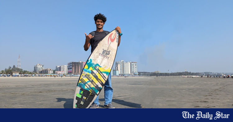 Younus Ali’s dream of conquering the Californian waves| The Daily Star