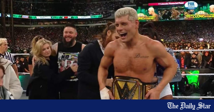 Cody Rhodes defeats Roman Reigns | Cody Rhodes finishes the story, wins ...