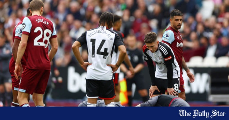 West Ham teenager Earthy in hospital after 'head knock' in Fulham loss ...