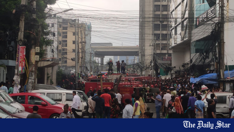 Tin-shed structure burnt in Karwan Bazar fire | The Daily Star