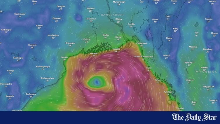 Cyclonic Storm 'Remal' Update in Bangladesh | ‘Remal’ likely to hit ...