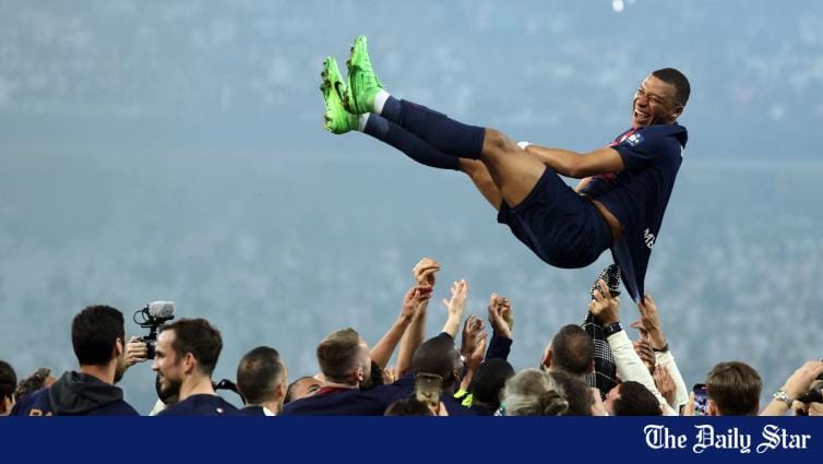 Mbappe proud to leave PSG 'with head held high' | The Daily Star