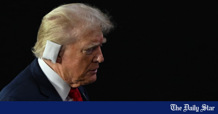 Trump, his ear bandaged, appears at Republican National Convention ...