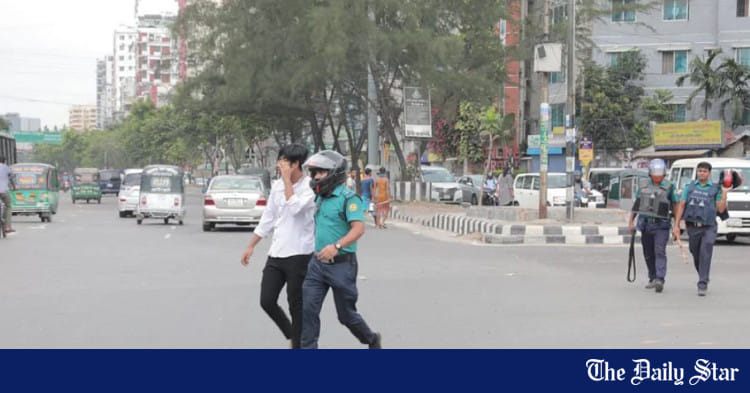 Quota Rreform Protest at ECB Chattar | Police chase, detain several ...