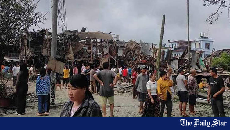 Myanmar armed group says 11 civilians killed in junta air strikes | The ...