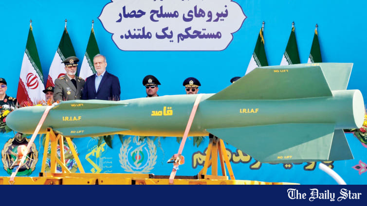 Iran unveils new drone, missile amid rising tensions | The Daily Star