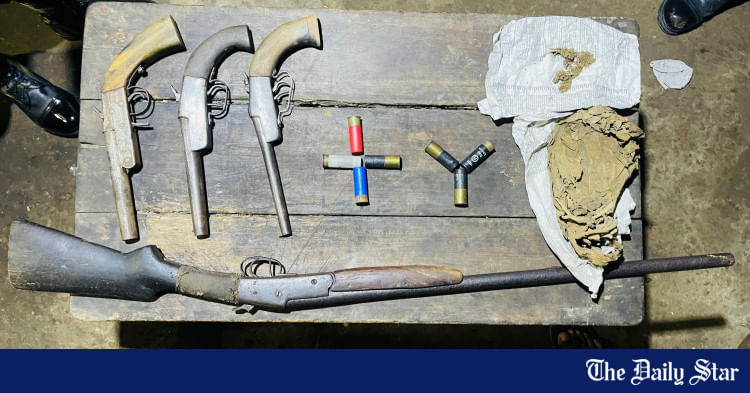 Firearms and sharp weapons recovered in Cox’s Bazar joint drive | The ...