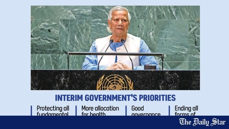 Yunus UNGA Speech 2024 | Help Bangladesh in its quest for democracy ...