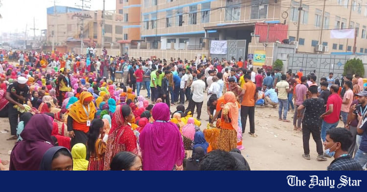 RMG workers block Nabinagar-Chandra highway demanding official’s ...