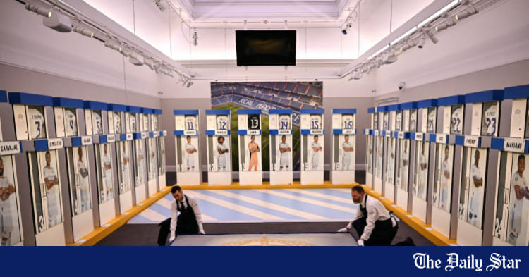 Iconic Real Madrid lockers on display in London auction | The Daily Star