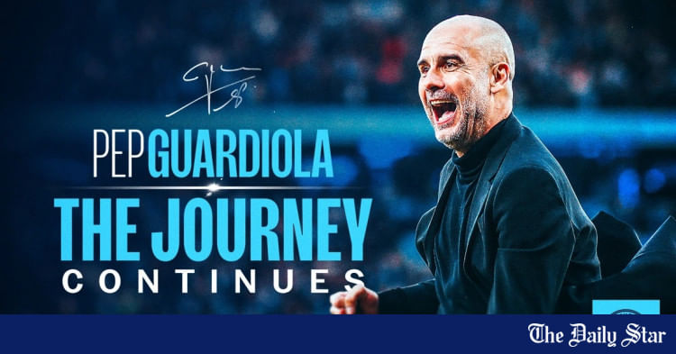 Guardiola signs two-year contract extension with Man City | The Daily Star