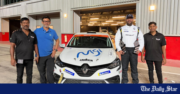 Avik Anwar shines at Renault Clio Cup Middle East | The Daily Star