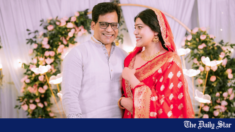 Tanzika Amin ties the knot in her mother’s wedding saree| The Daily Star