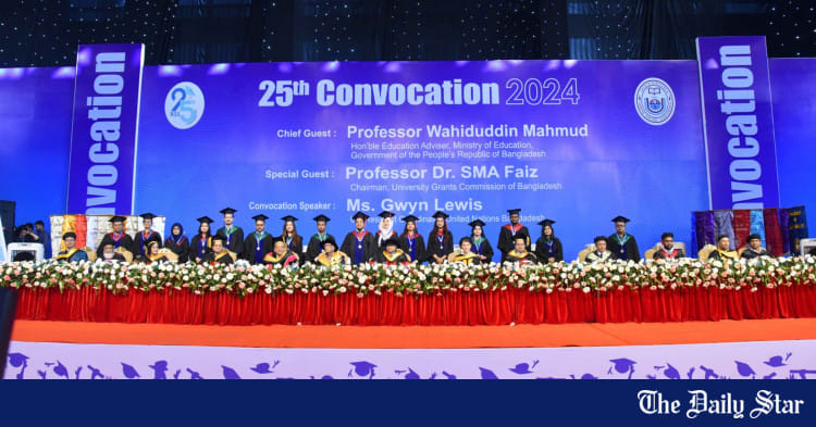 NSU 25th convocation held in Dhaka | The Daily Star