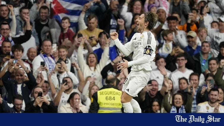 Modric hits rocket as Real Madrid beat Girona | The Daily Star