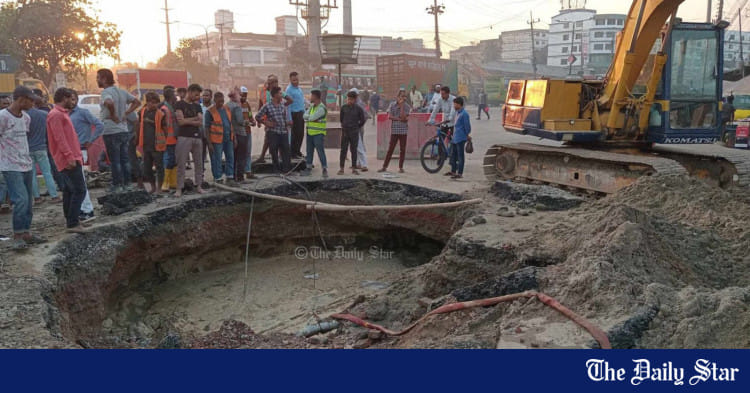 Water supply disrupted as development work damages Ctg WASA pipeline ...