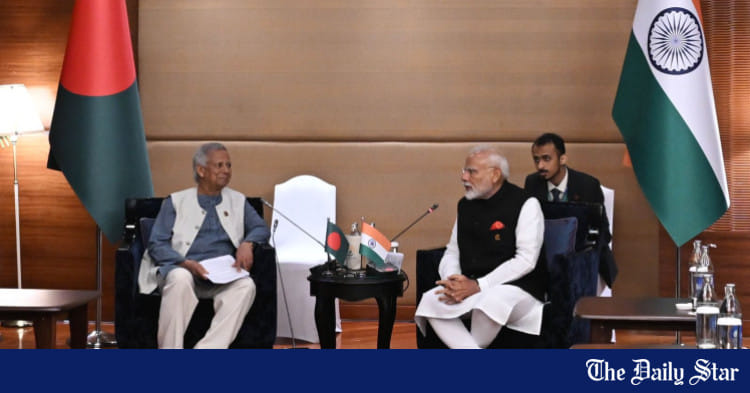 Muhammad Yunus Narendra Modi Bilateral Talks BIMSTEC | Yunus, Modi hold ...