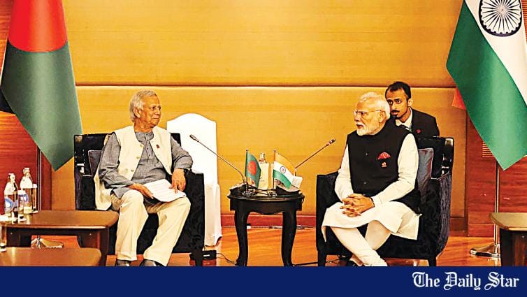 Muhammad Yunus Meets Modi | Yunus-Modi talks in Bangkok: Dhaka, Delhi ...