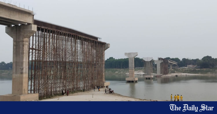 Pangsha Upazila in Rajbari: Bridge work not finished after 5yrs | The ...