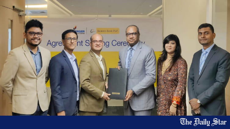 Berger Paints signs MoU with Eastern Bank for interior service benefits ...
