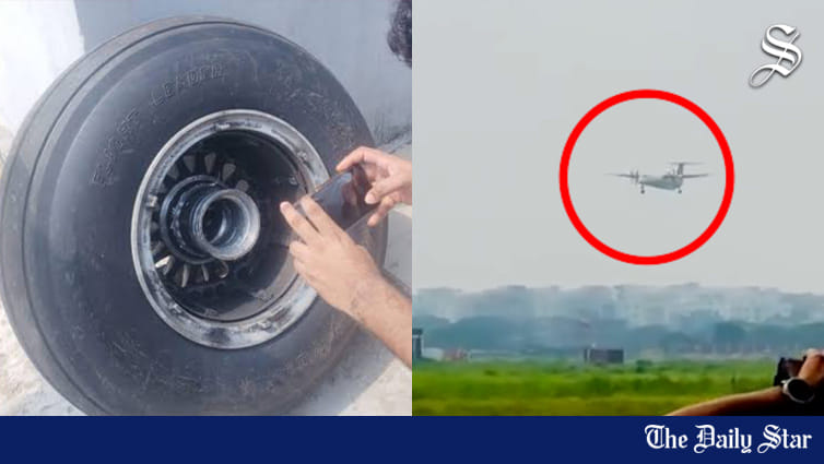 Plane loses wheel mid-air: Biman forms probe body | The Daily Star