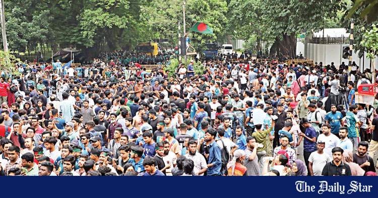 Jagannath University Students, Teachers Protest at Kakrail Sit-in | JNU ...