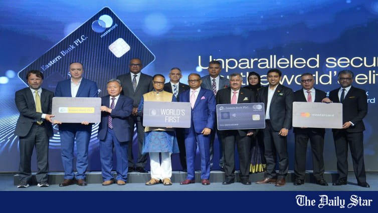 Eastern Bank, Mastercard unveil biometric metal credit card | The Daily ...