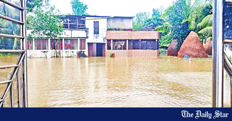Feni Flood Damage 2025 | Feni floodwaters recede, leave trails of ...