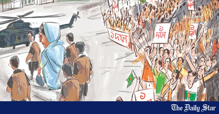 Bangladesh One Year After Hasina’s Fall | Hasina’s final days before ...