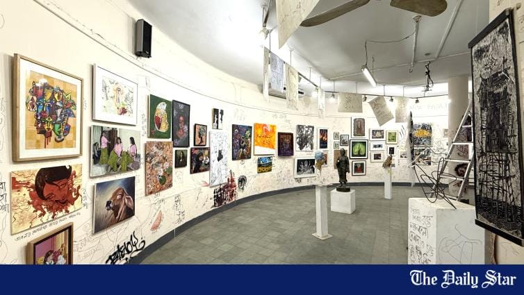 DU Fine Arts organises art exhibition | The Daily Star