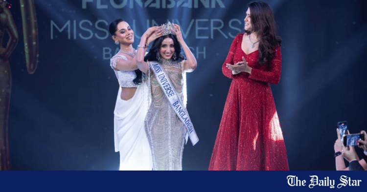 Tangia Zaman Methila crowned Miss Universe Bangladesh 2025 | The Daily Star
