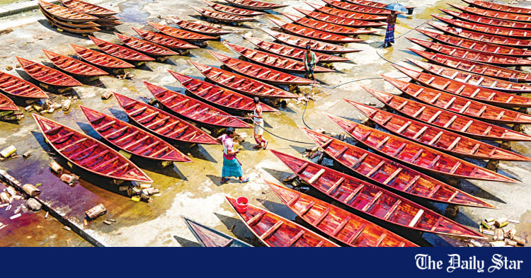 Sheikhpura Wooden Boat Market Khulna | Sheikhpura boat market: Sustaining livelihoods in a ...
