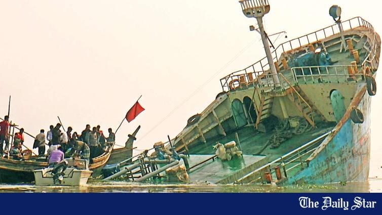 Meghna tanker capsize: oil spillage can pose a threat to marine life